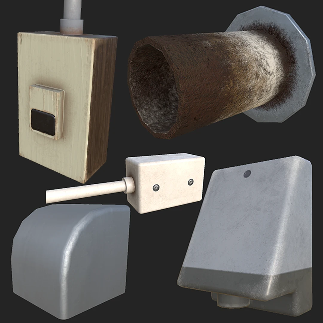 ArtStation - Props from Lake Sightseeing Environment