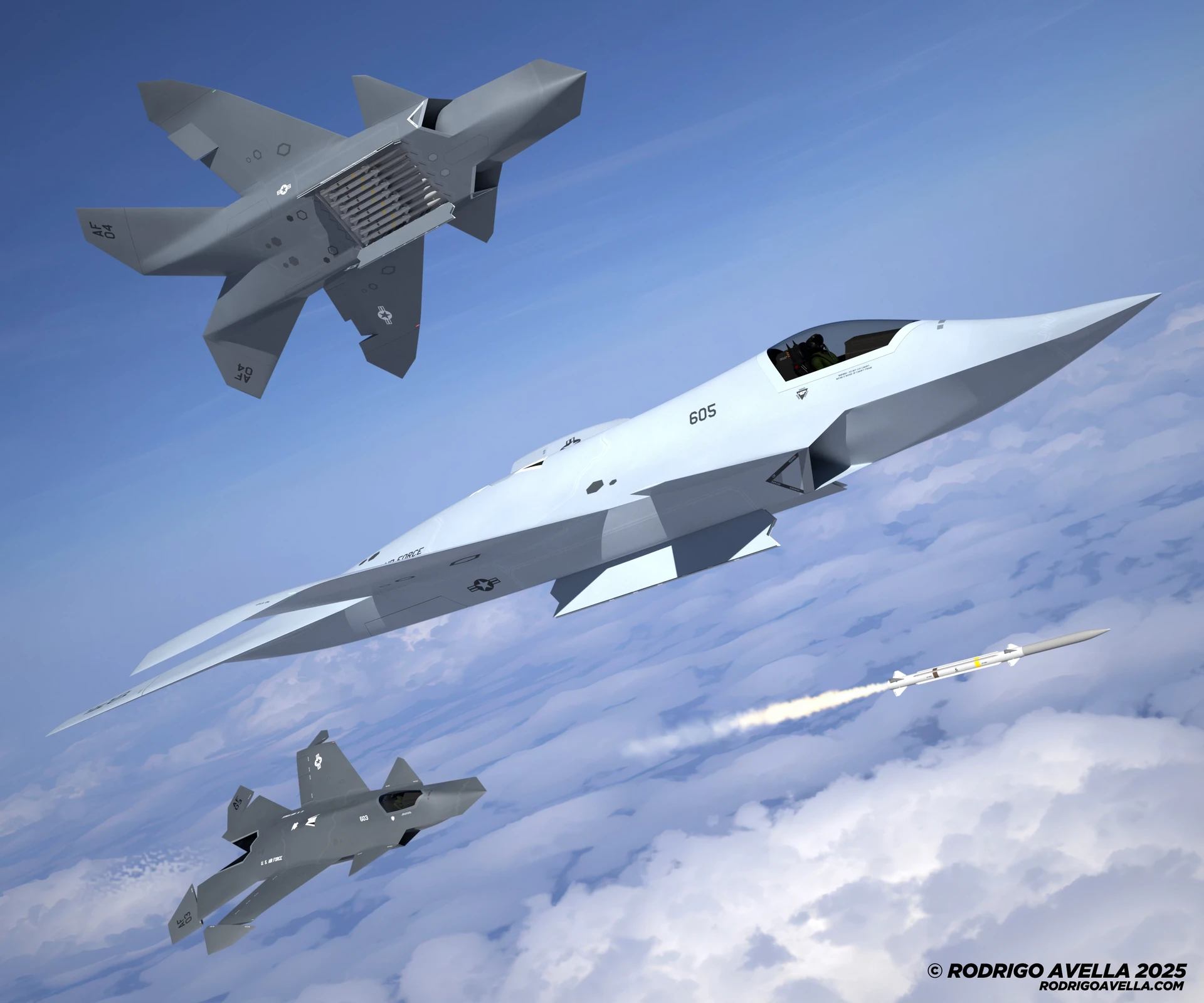 ArtStation - Sixth generation fighter concept