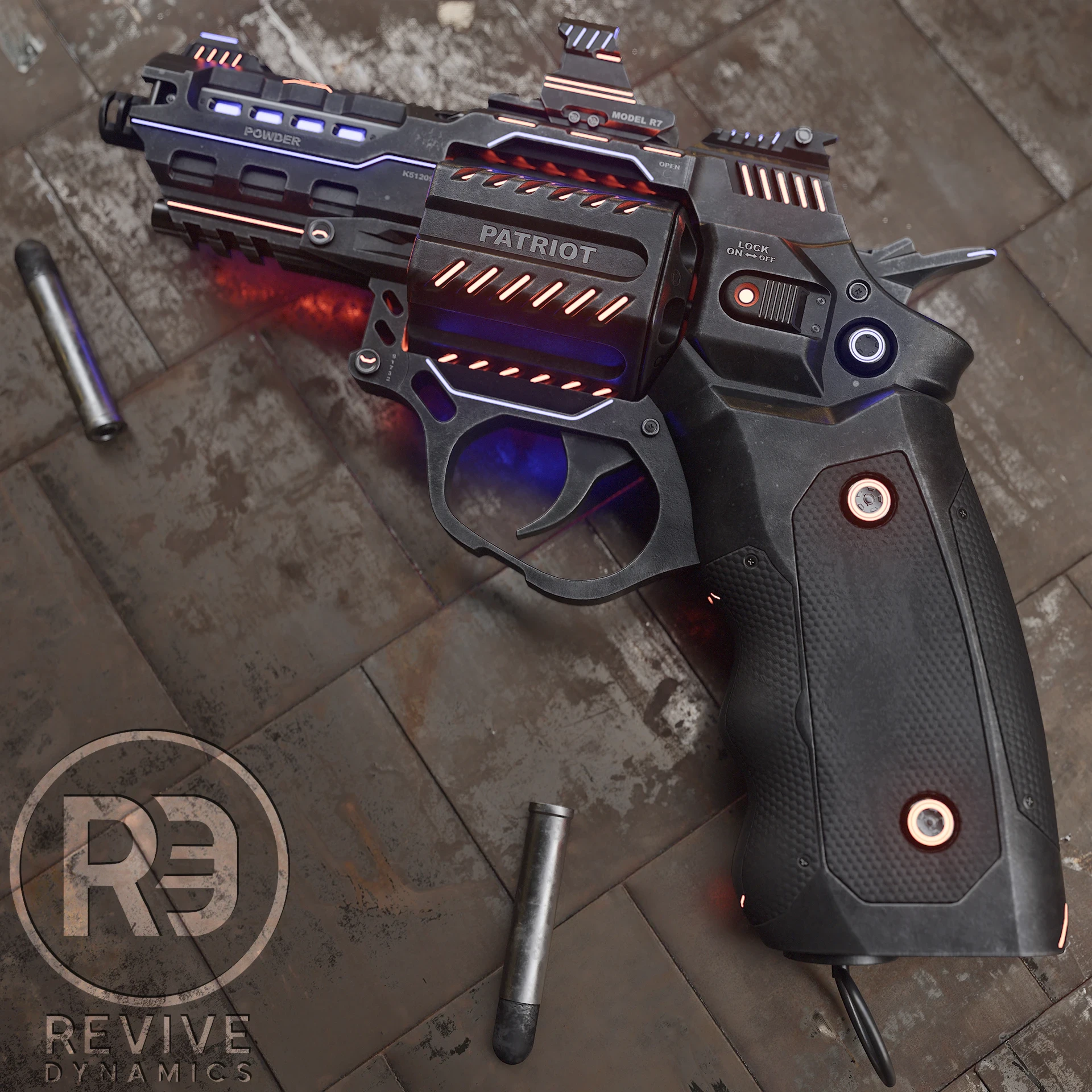 ArtStation - Sci-Fi Revolver | Sci-Fi Gun