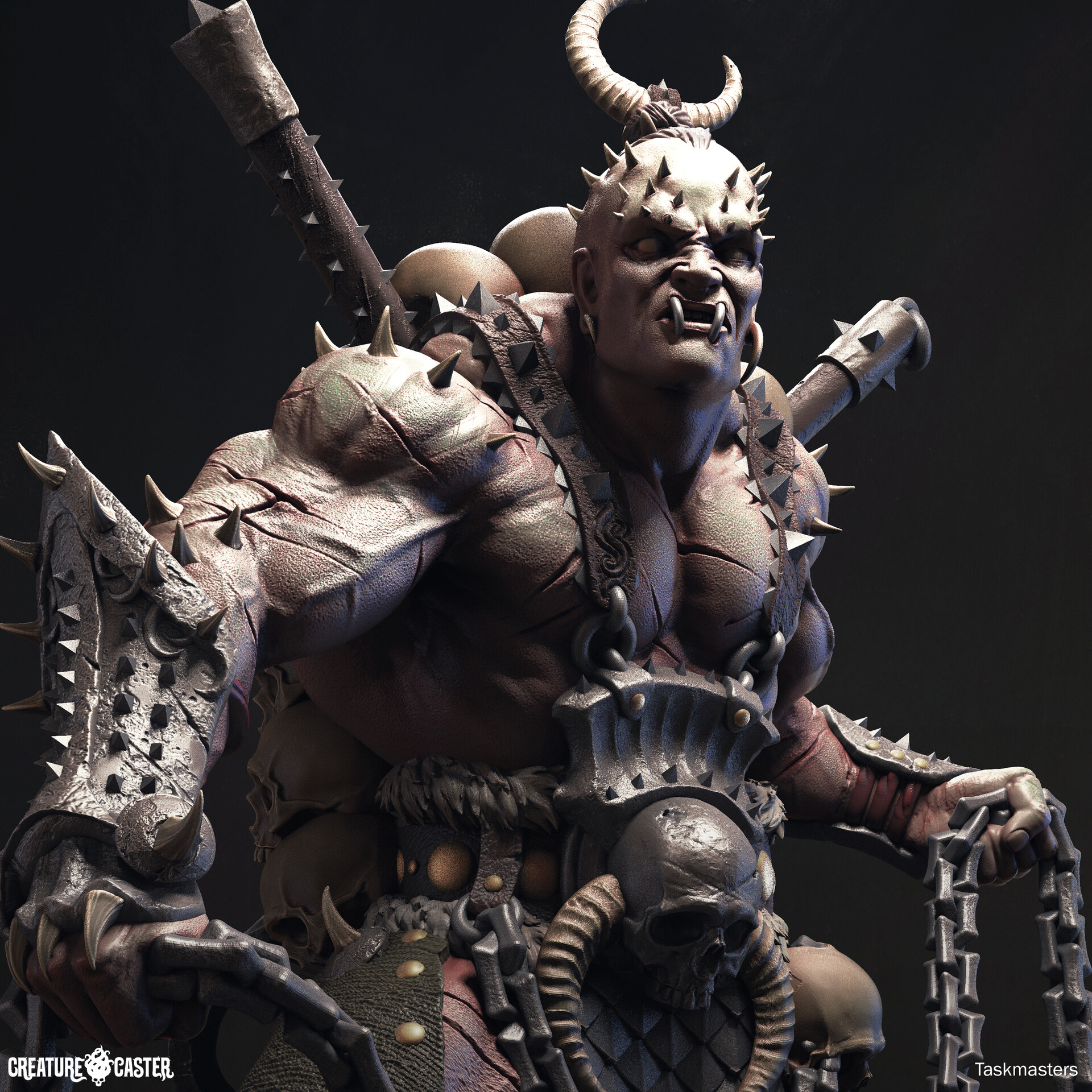 ArtStation - Wasteland Reaver Fourth (Creature Caster-Miniatures)