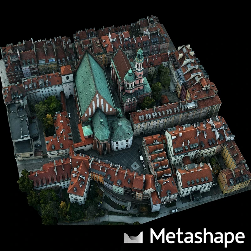 ArtStation - old town architecture sector scan