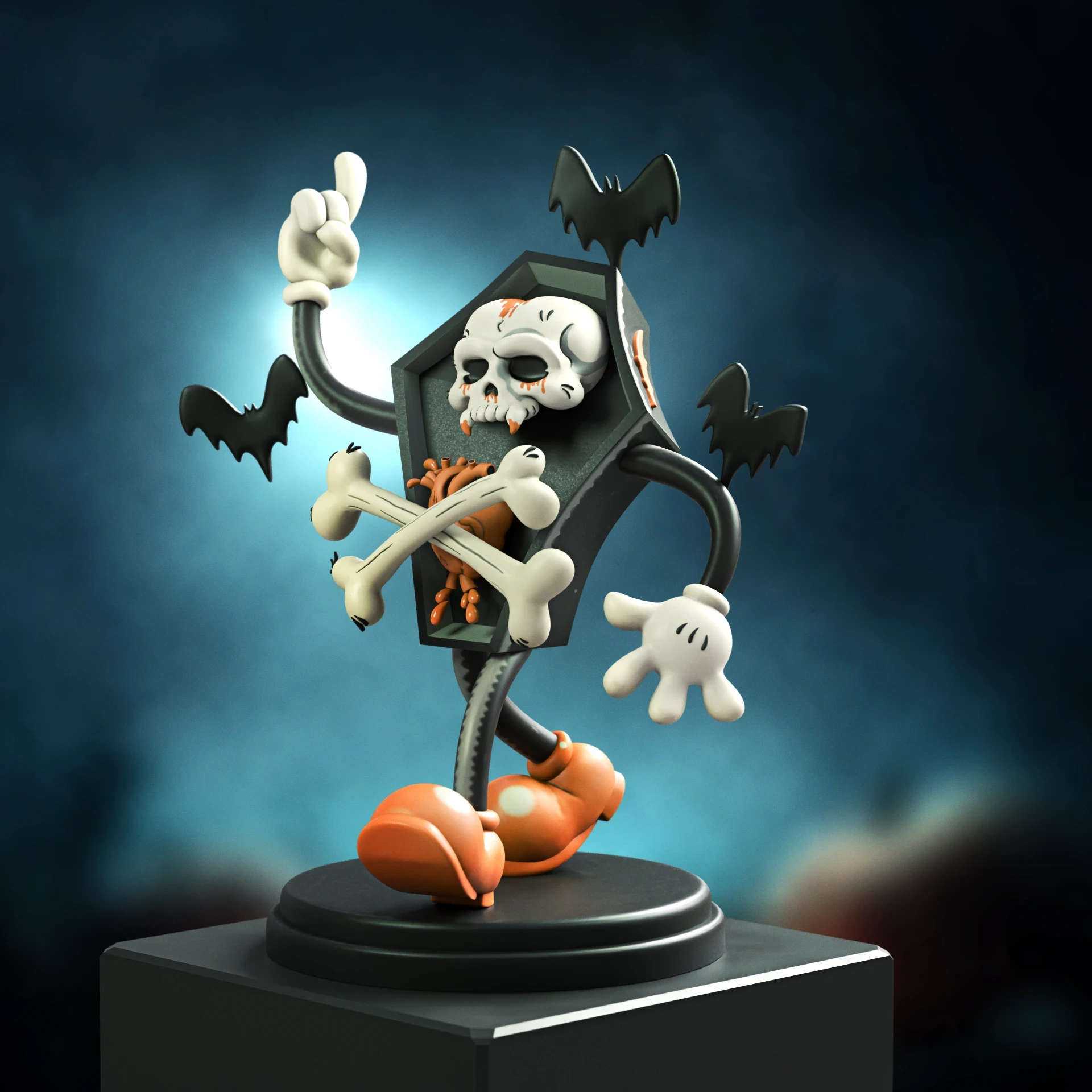 ArtStation - Coffin creep Fan art statue