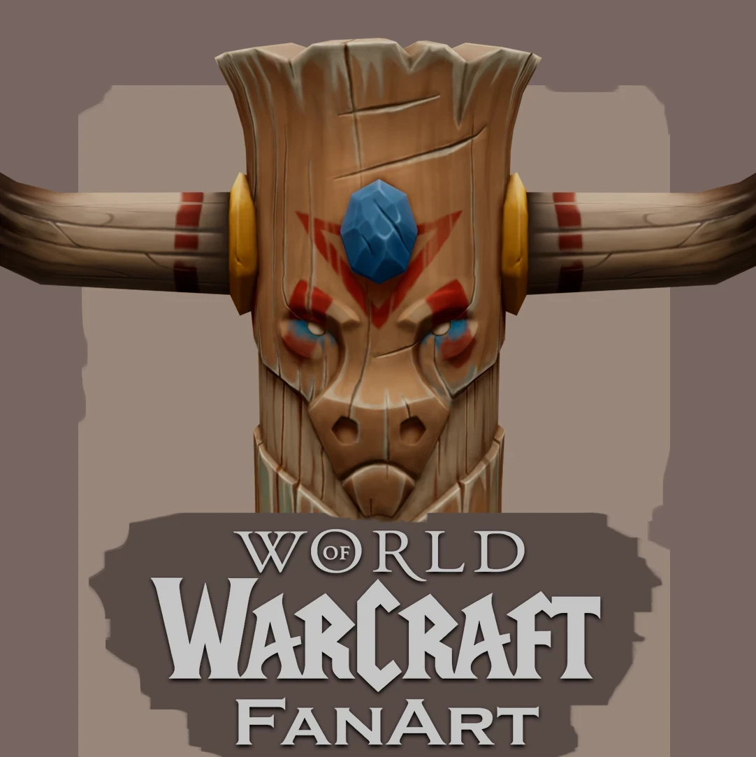 ArtStation - Tauren Totem World of Warcraft BFA | Fanart