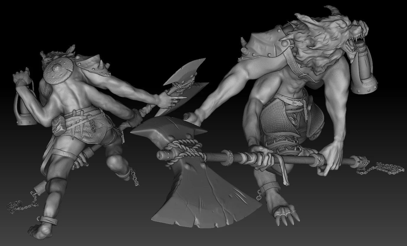 ArtStation - Werewolf - High Poly Character Sculpture