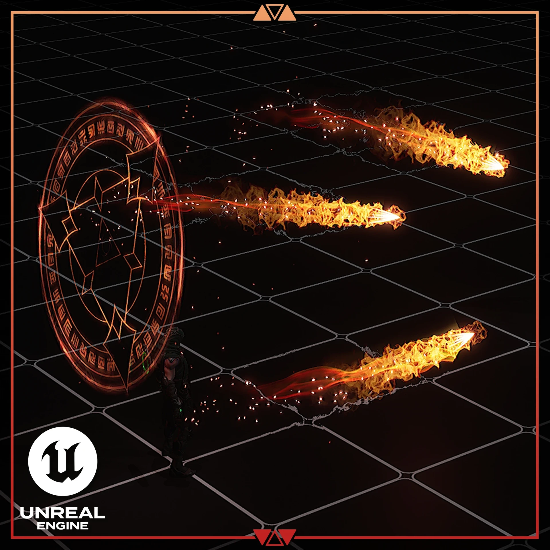 ArtStation - Fire Circle Magic VFX - Niagara