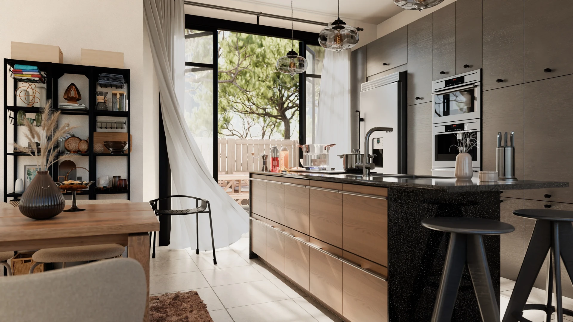 ArtStation - Modern Stensta Kitchen Interior || Blender Cycles