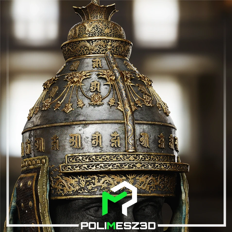 ArtStation - Ceremonial Helmet (Chinese)