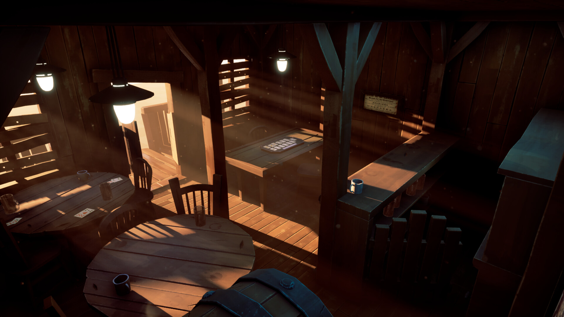 ArtStation - Saloon Interior Environment