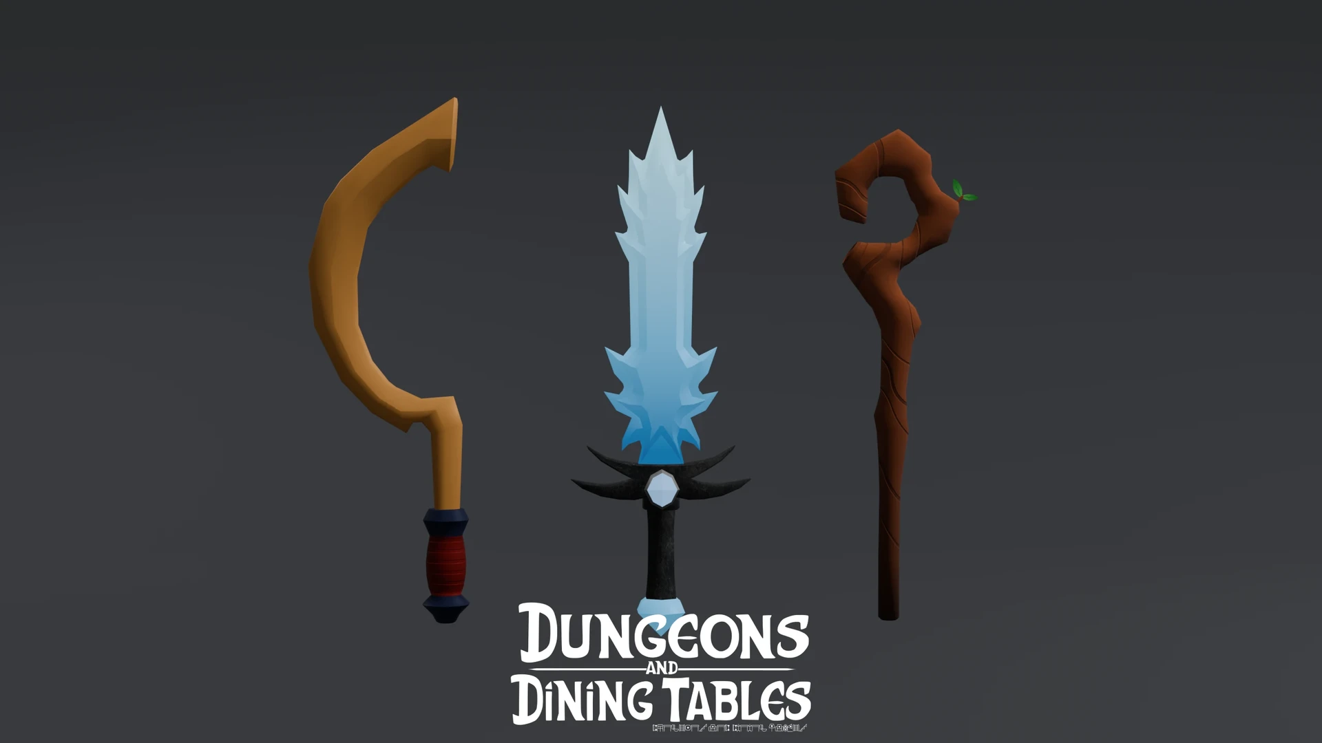 ArtStation - Dungeons and Dining Tables - Weapons Part 2