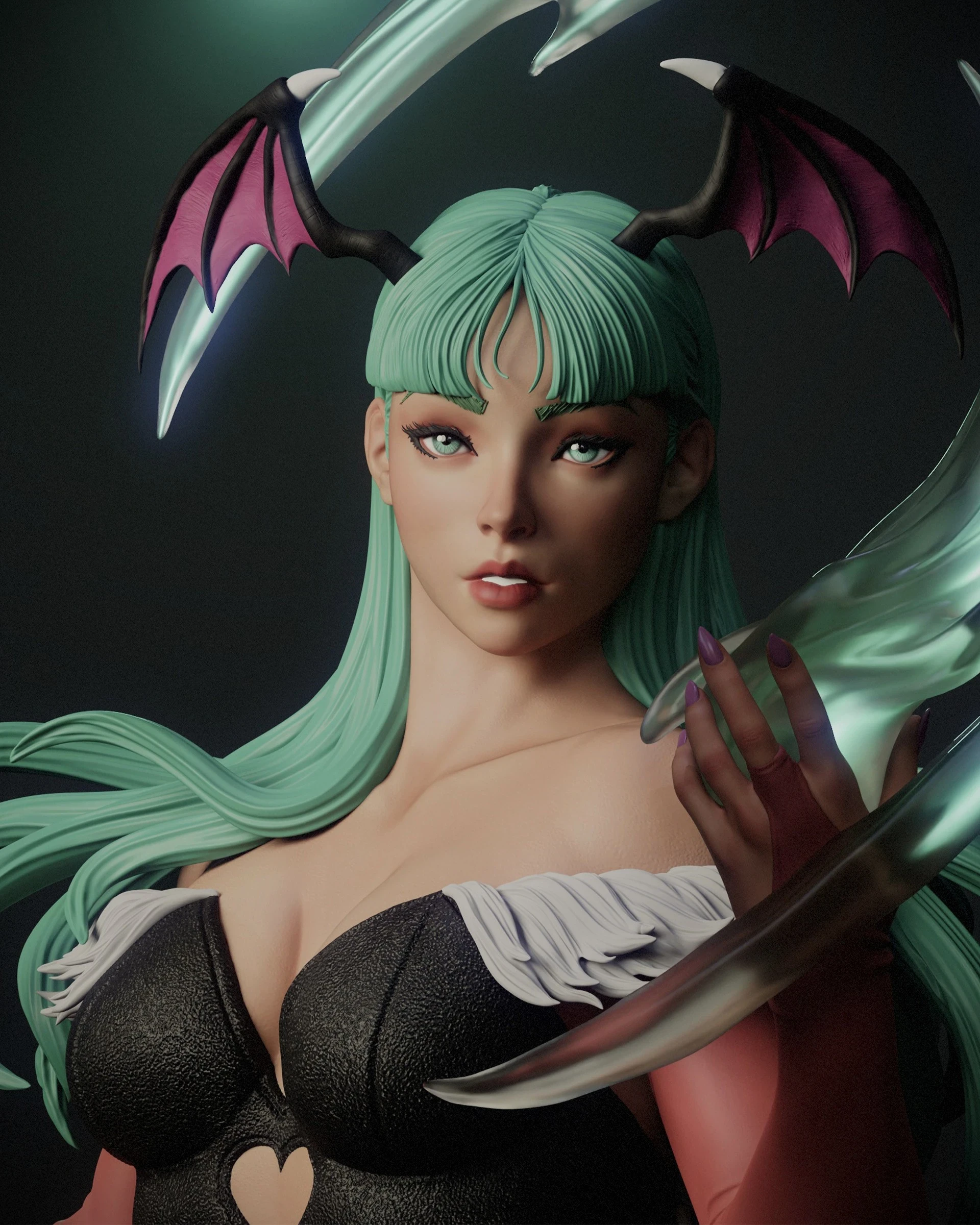 ArtStation - Morrigan - Darkstalkers