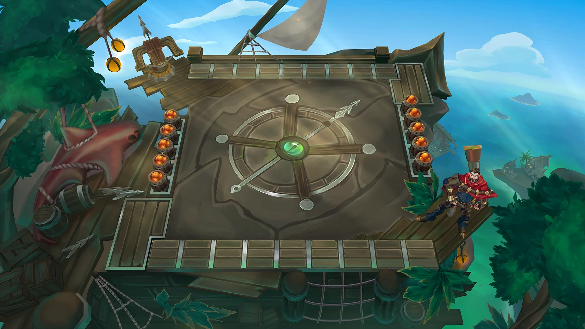 ArtStation - Harpooner's Lookout: TFT Arena Fanart