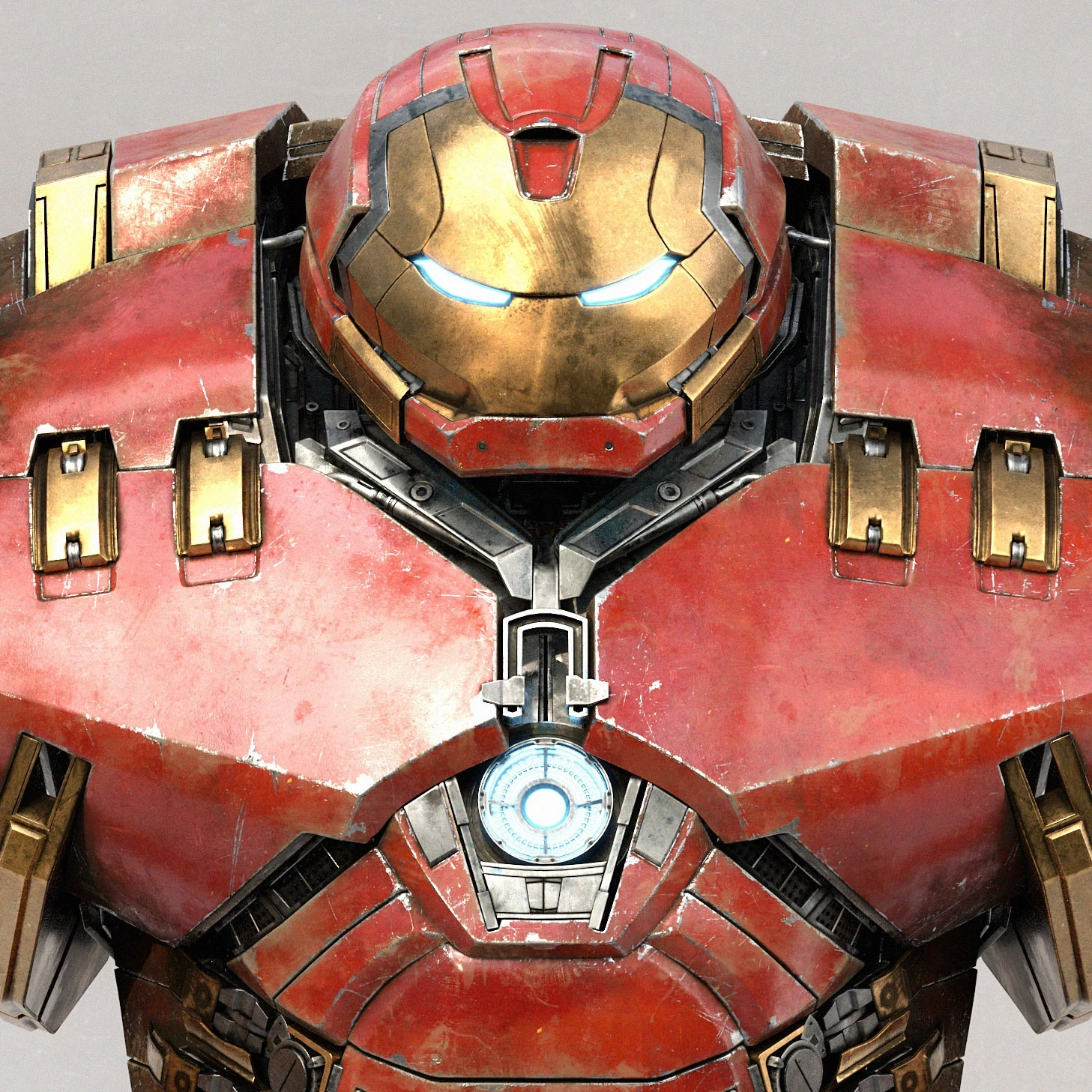 ArtStation - HULK BUSTER - Advance Hard Surface Texturing & Shading in ...