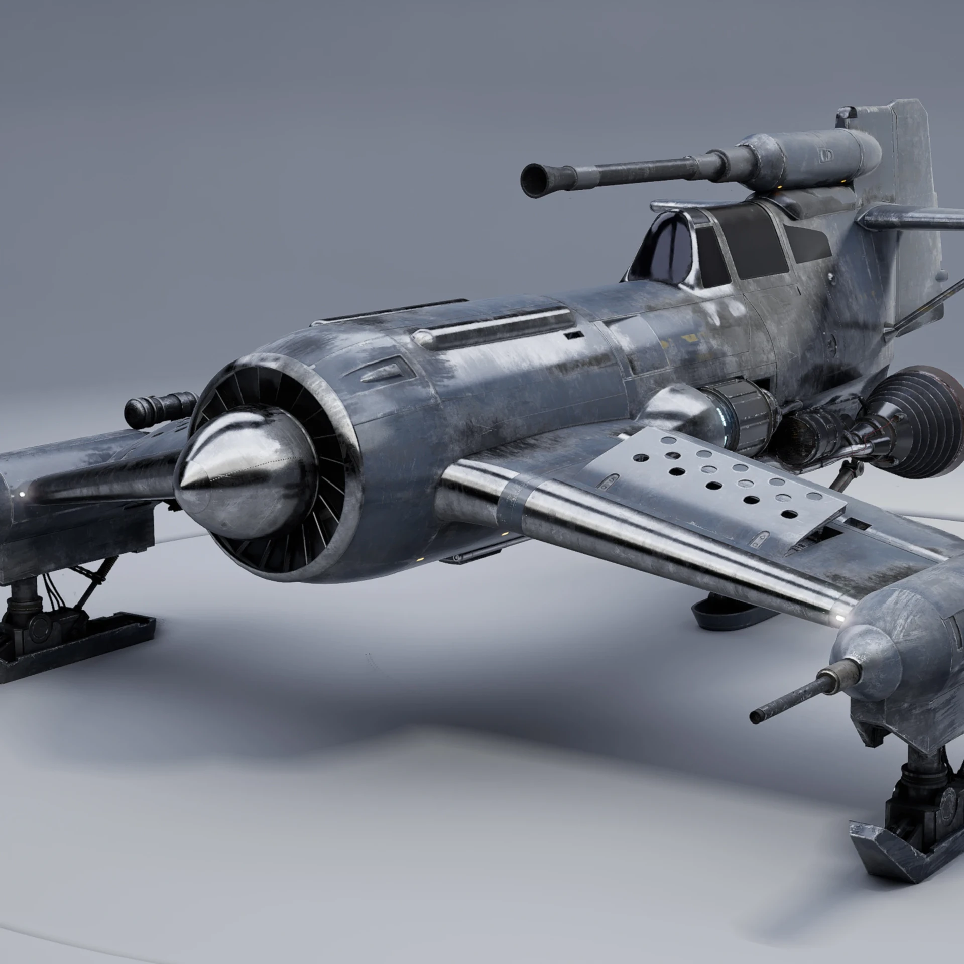 ArtStation - Retro Space Fighter (UE5)