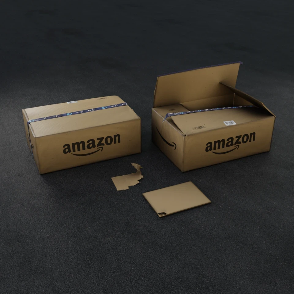 ArtStation - Cardboard Texture bake