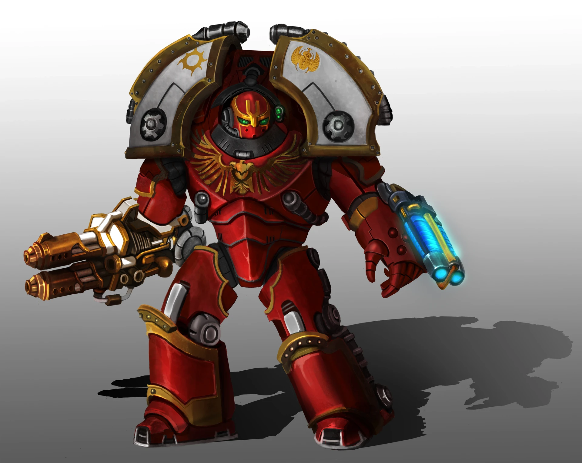 ArtStation - Thousand Sons Terminator armour