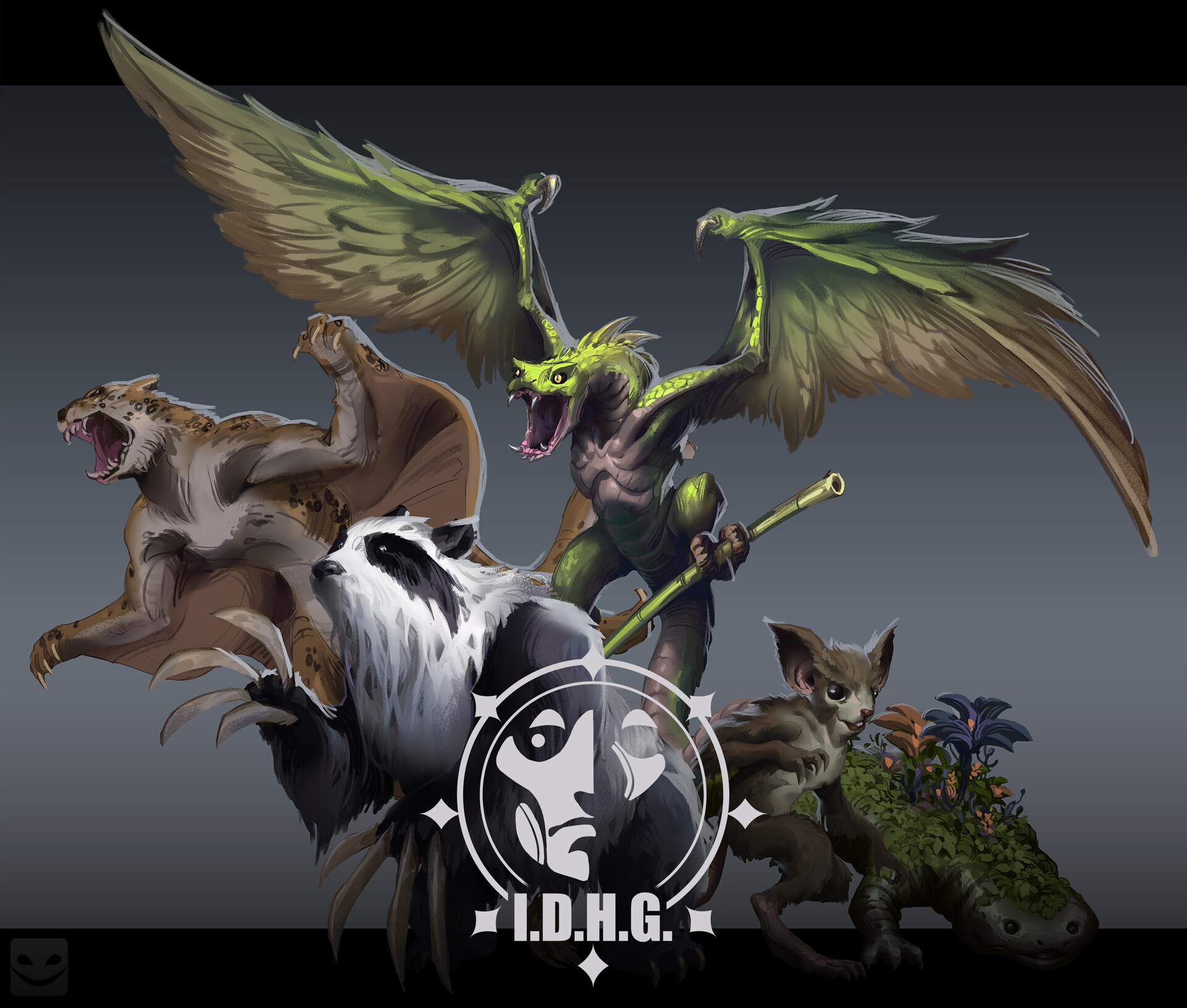 ArtStation - Creature Commission for The Interactive Discord Hunger Games