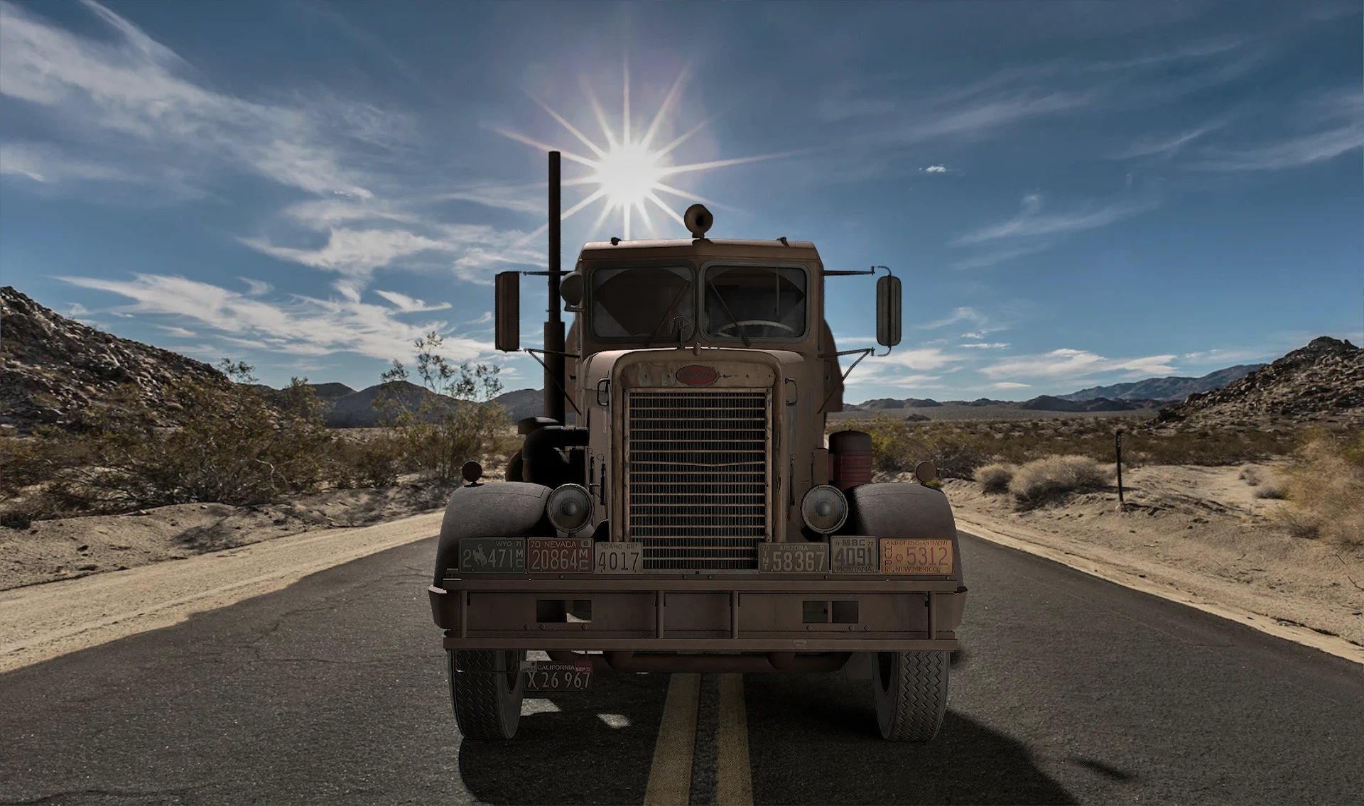 ArtStation - "Duel" Peterbilt 281 3D Model
