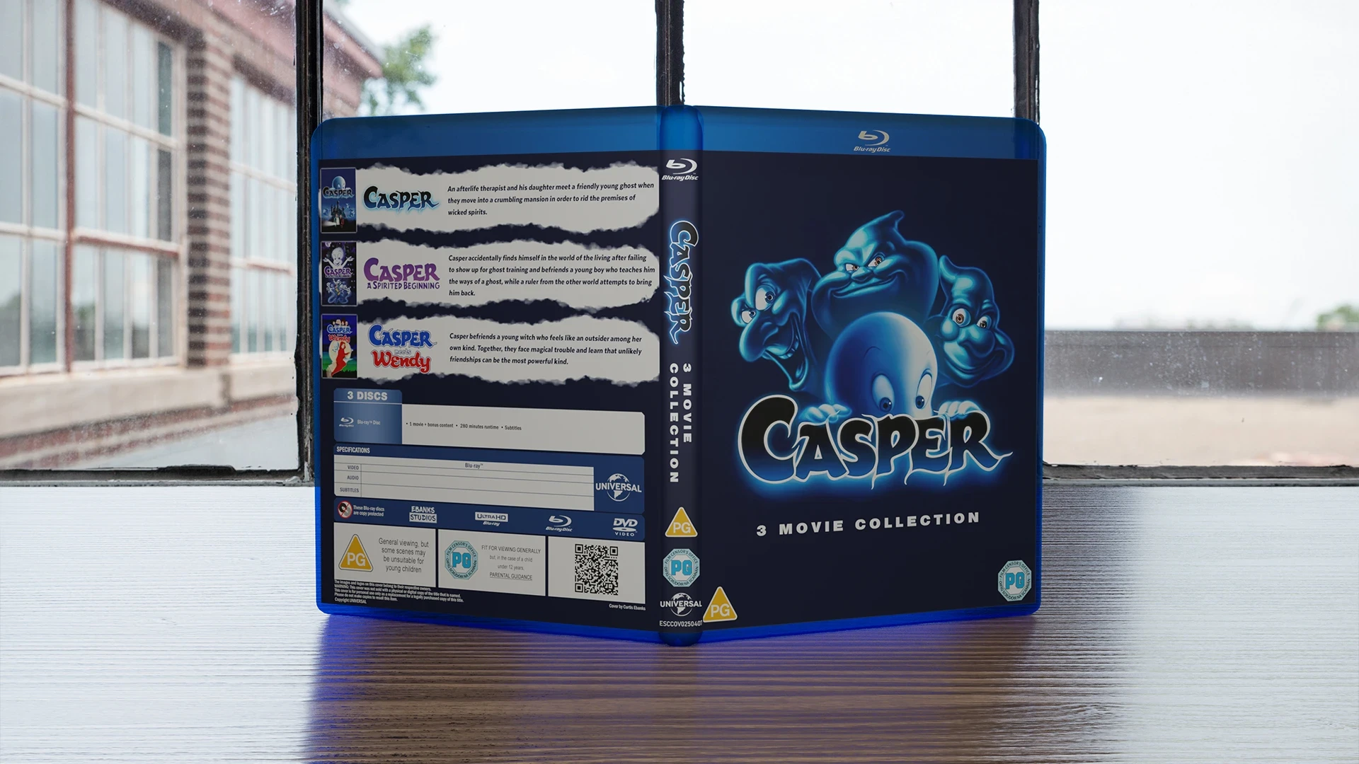 ArtStation - Casper: 3 Movie Collection - Custom Blu-ray Cover