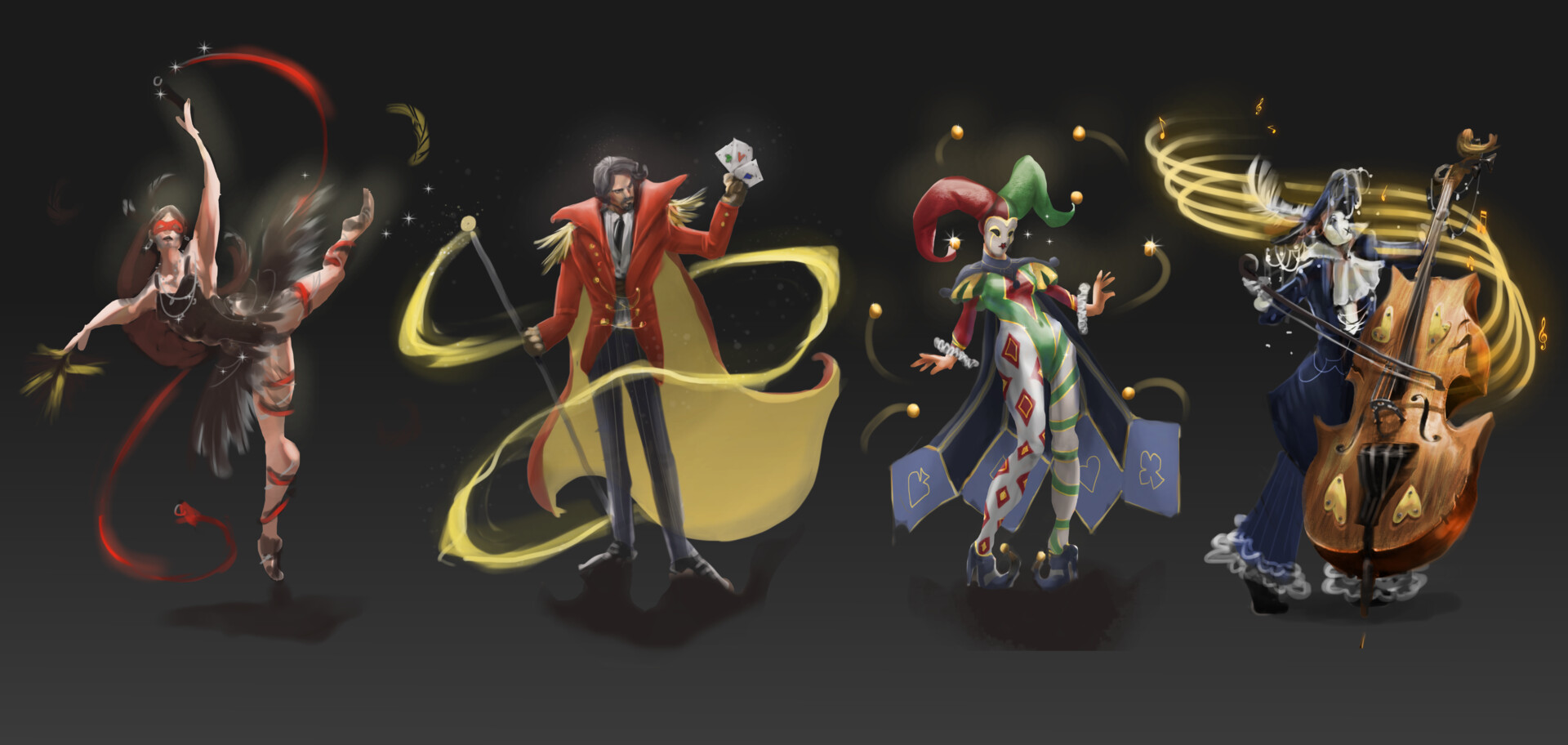 ArtStation - The Grand Theatre - Game Jam designs