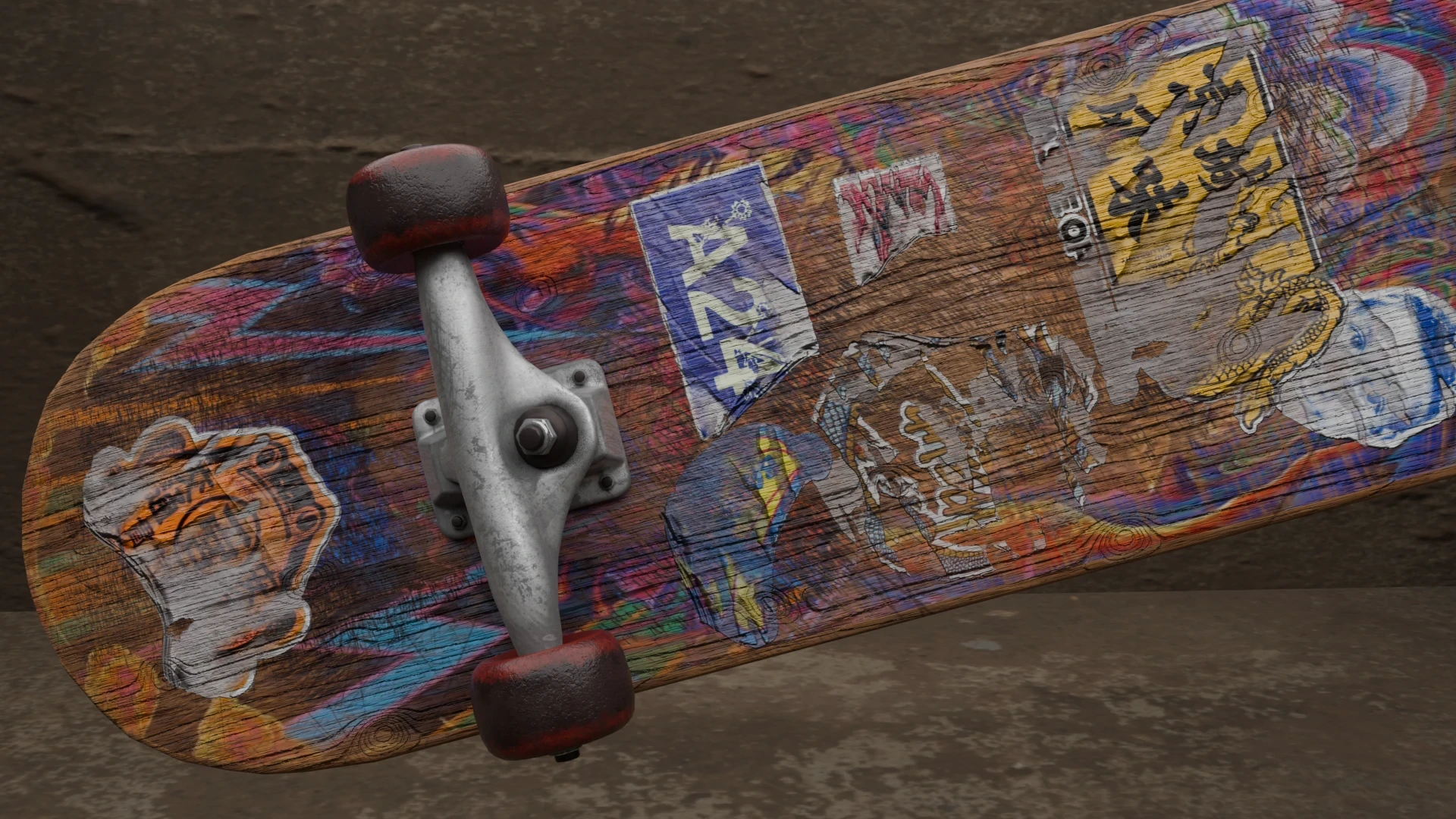 ArtStation - Skateboard Textures