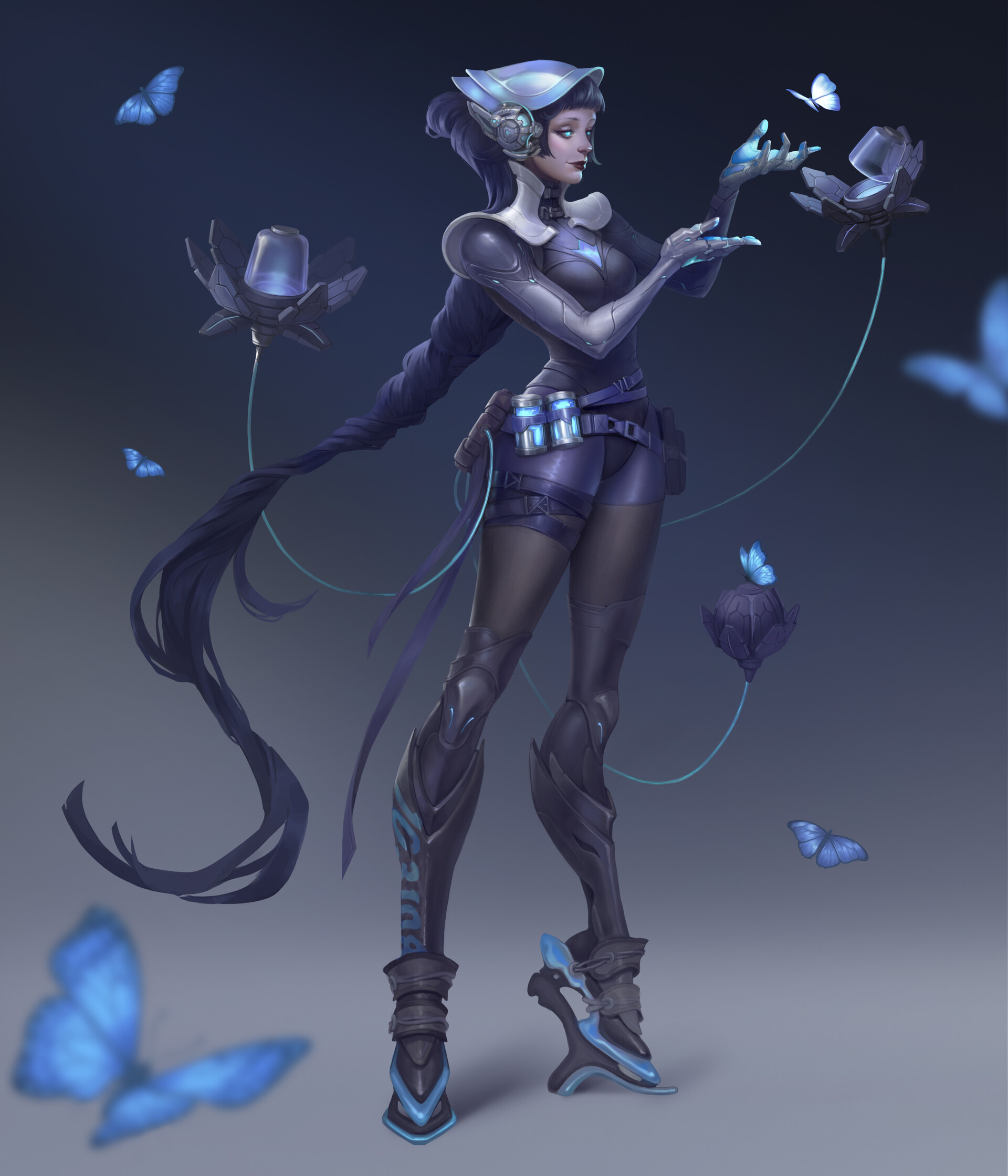 ArtStation - Sci-fi botanical researcher