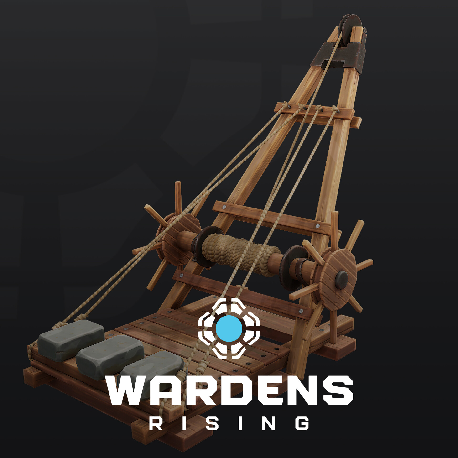 ArtStation - Wardens Rising (Unreleased) - Prop - Wooden Crane