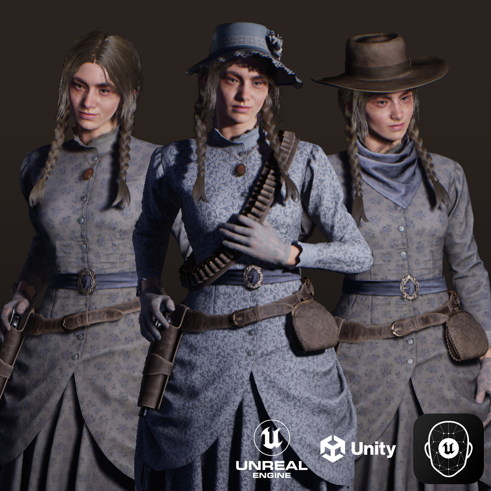 ArtStation - Western Character Kate