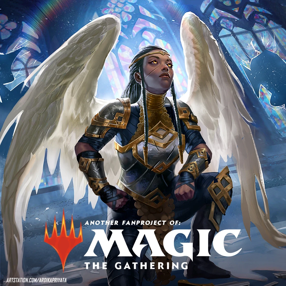 ArtStation - MTG Fanproject: Enduring Angel