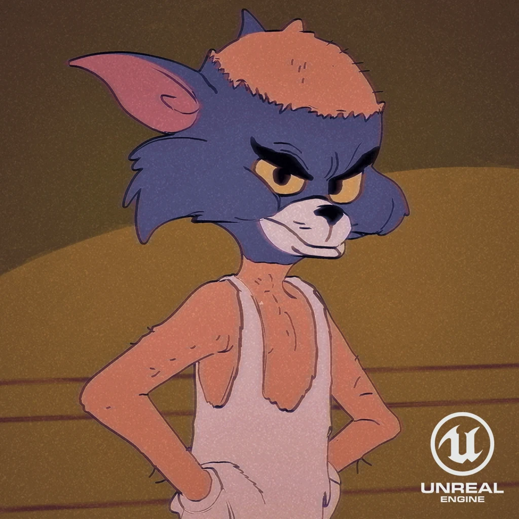 ArtStation - Grumpy Bald Tom (Fanart) - UE5