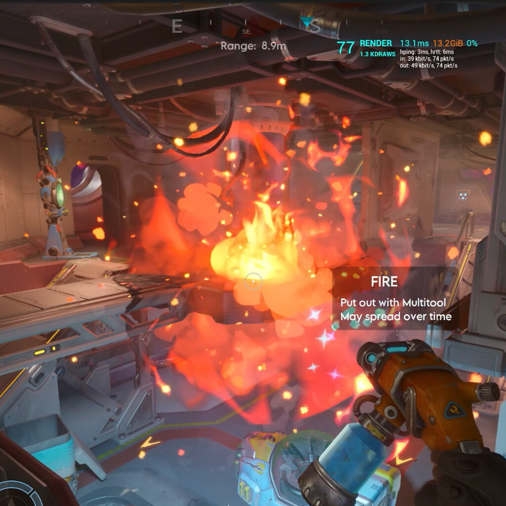 ArtStation - Fire Grenade VFX - Wildgate