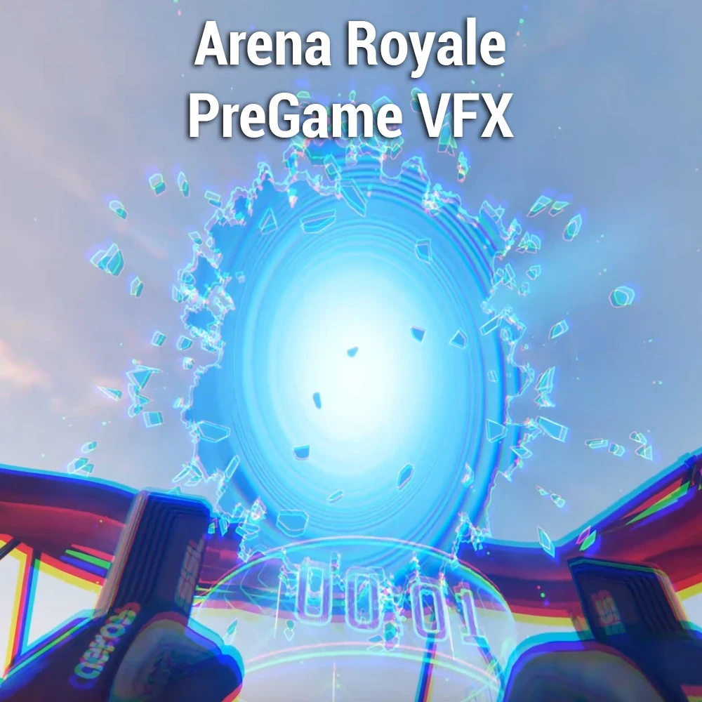 ArtStation - | Splitgate: Arena Reloaded | PreGame Arena Royale VFX
