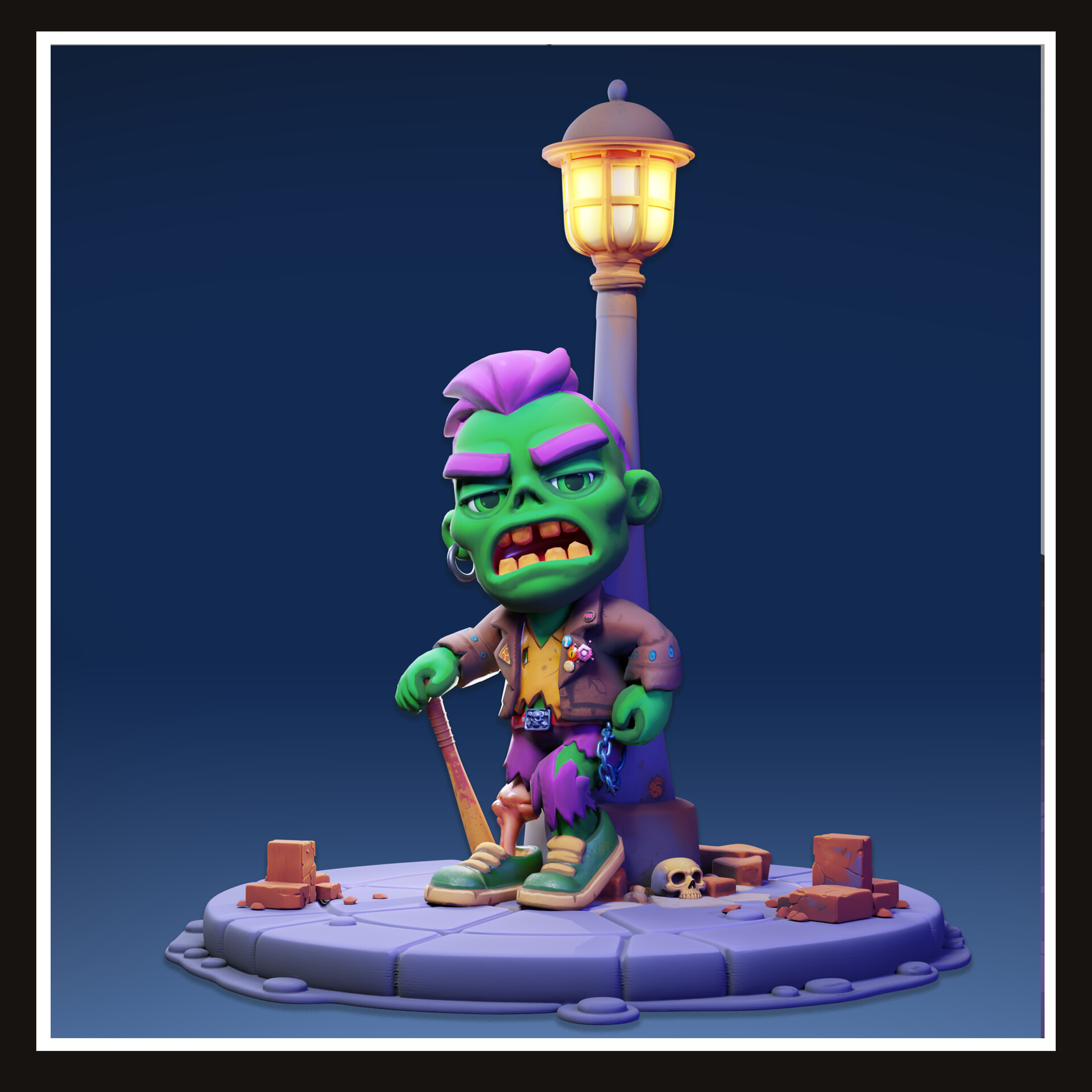 ArtStation - Zombie Rocker