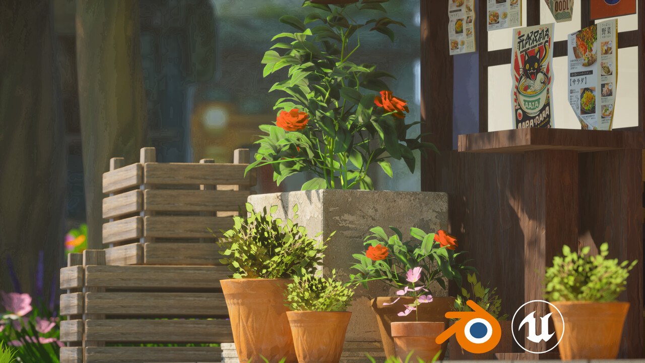 ArtStation - Stylized Japanese Storefront – UE5 Environment