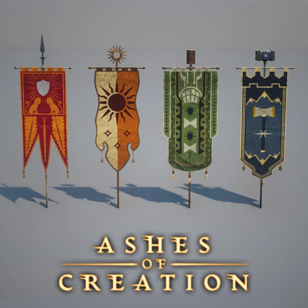 ArtStation - Ashes of Creation: Faction Banners