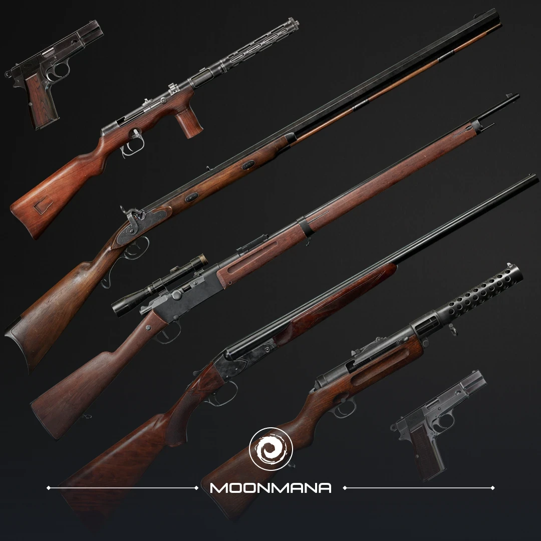 ArtStation - Weapon set | Empire of Sin