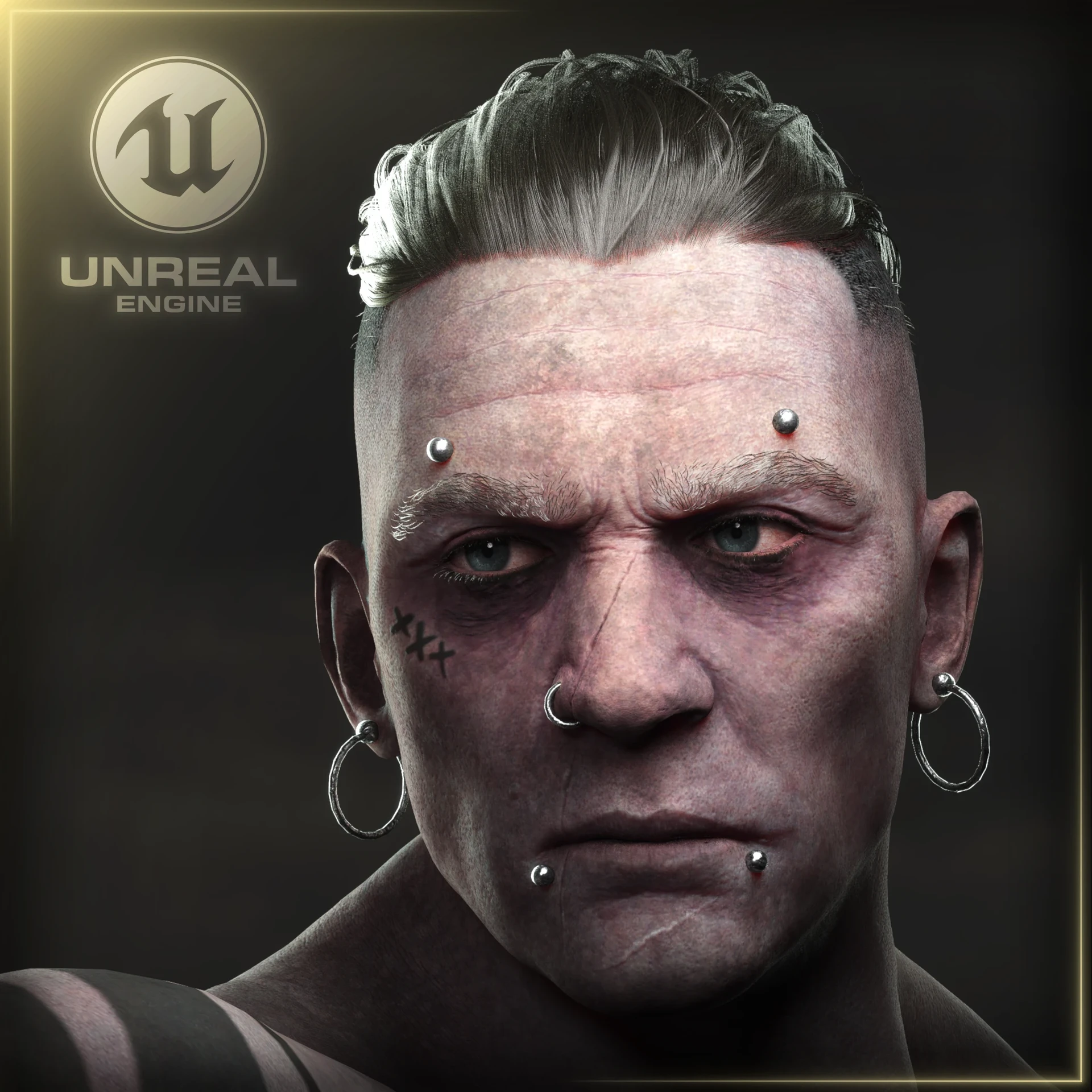 ArtStation - Real-Time Game Character – Dark Fantasy Warrior