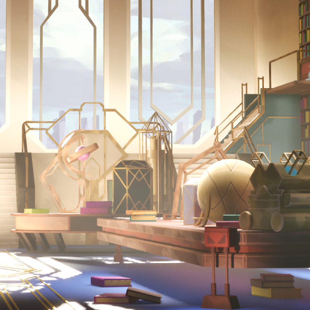 ArtStation - Arcane Fan Art - Heimerdinger's lab