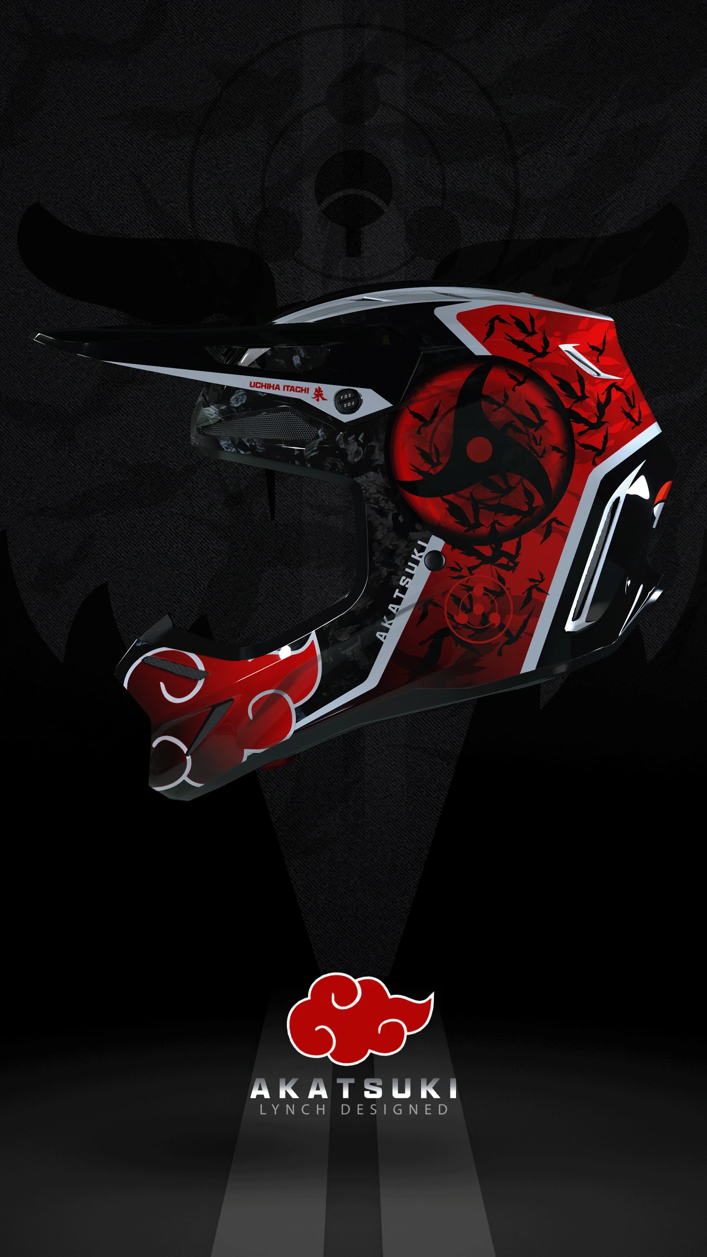 ArtStation - Naruto Shippuden Itachi Uchiha Forged Carbon FOX V3RS MX ...
