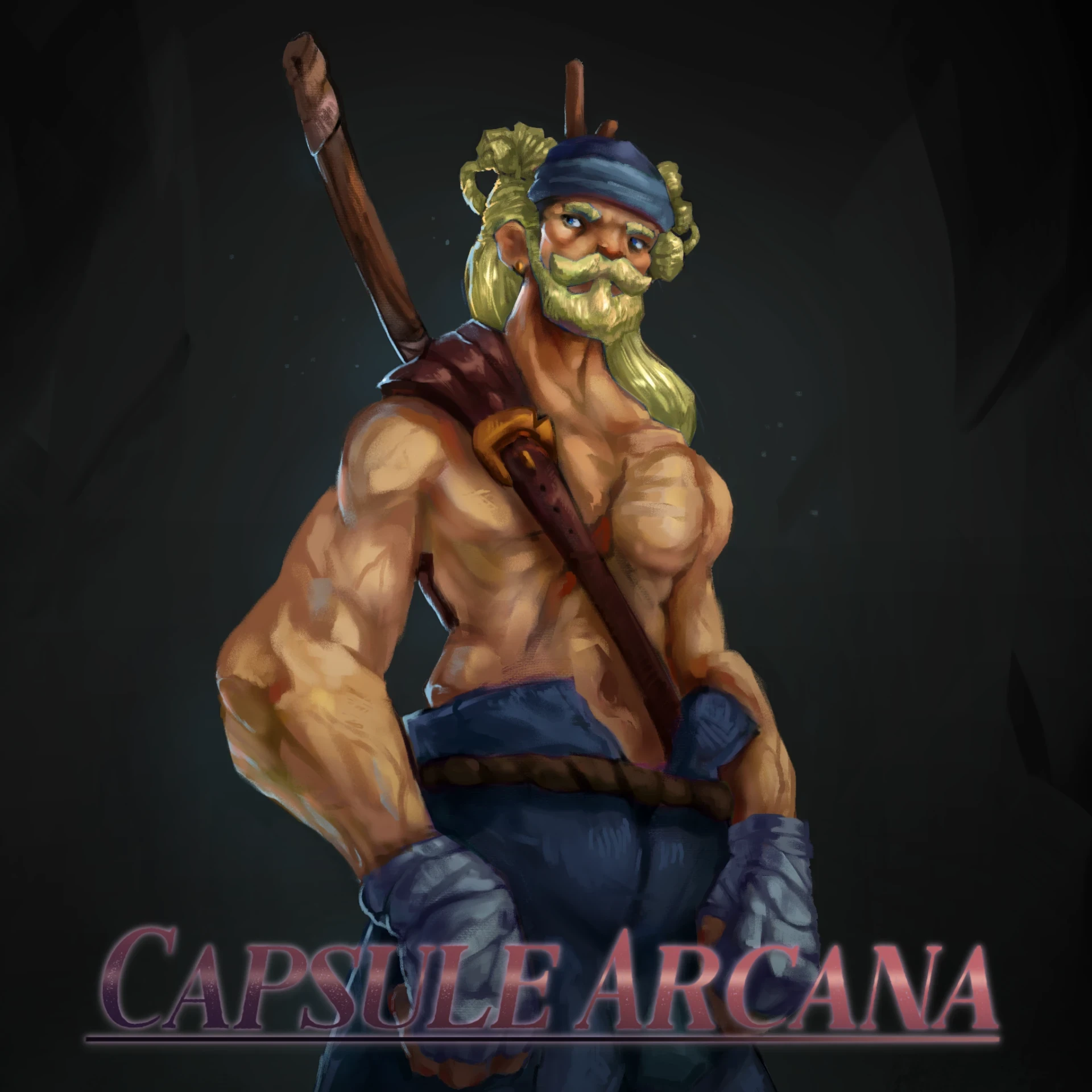 ArtStation - Capsule Arcana - Warrior Monk