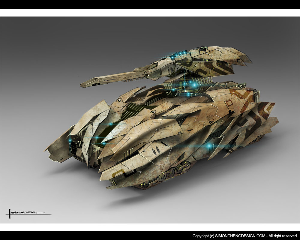 ArtStation - Droid battle tank