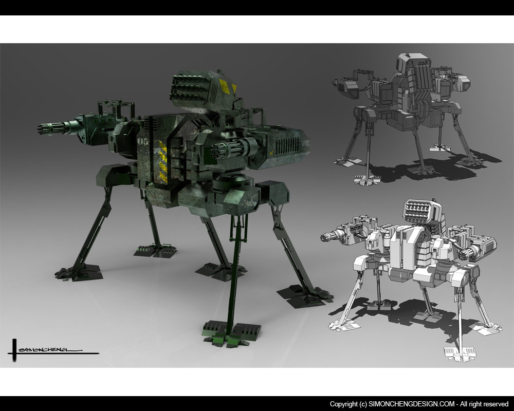 ArtStation - Sentry concept design