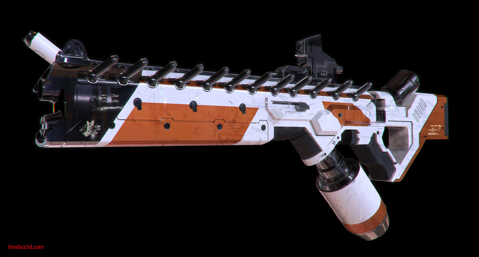 Tim Diaz - District 9 Assault Rifle Fan Art