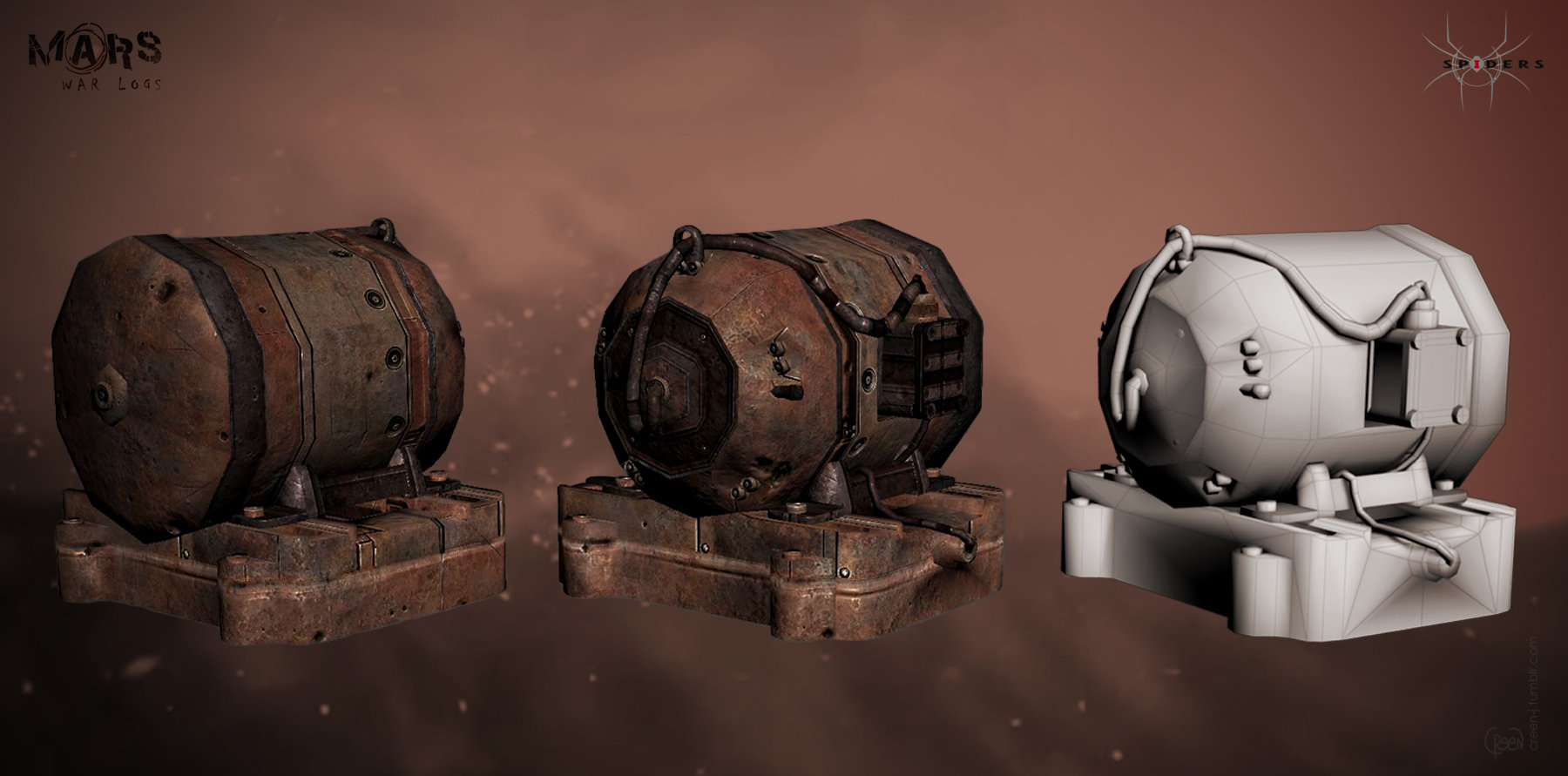 ArtStation - Generator / "Mars War Logs"