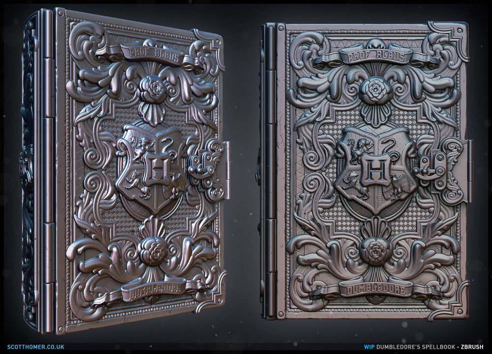 Scott Homer - Dumbledore's Spellbook [Low Poly]