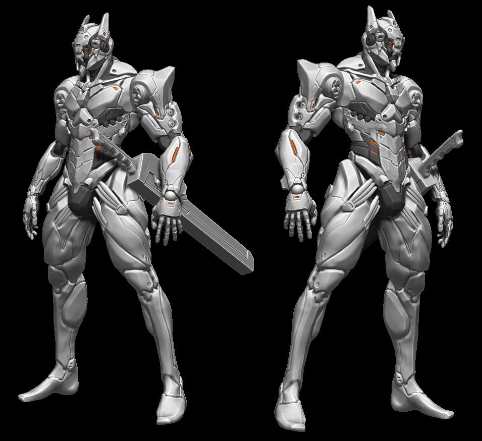 Artstation Mech Warrior Concept - vrogue.co