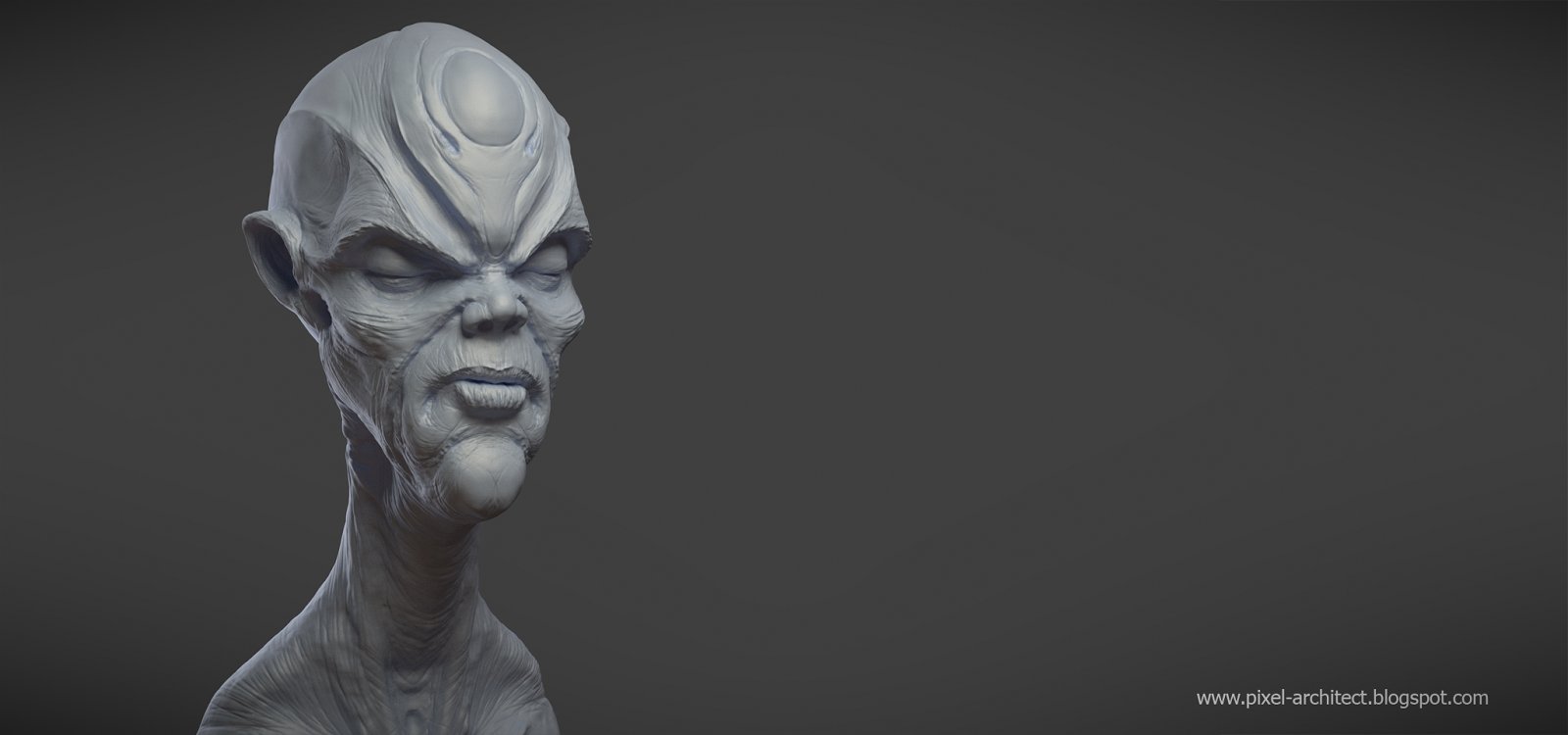 ArtStation - Alien Head