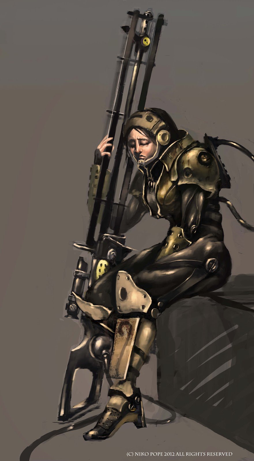 ArtStation - Unused character for story novel.