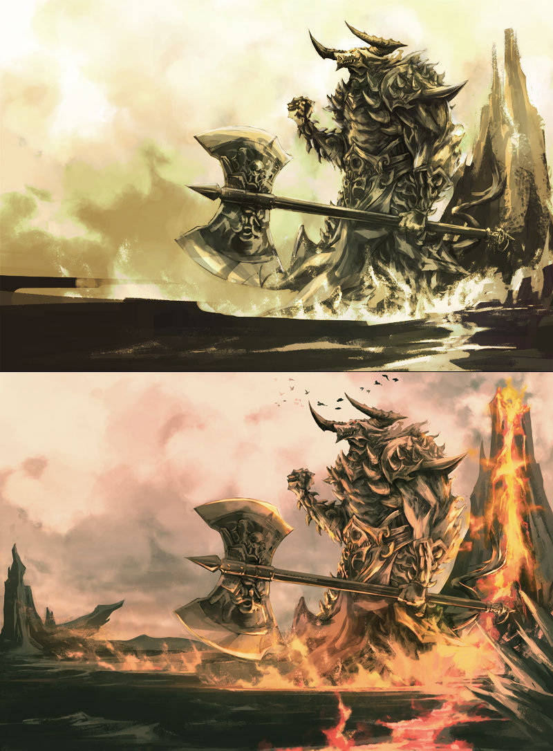 ArtStation - bull demon