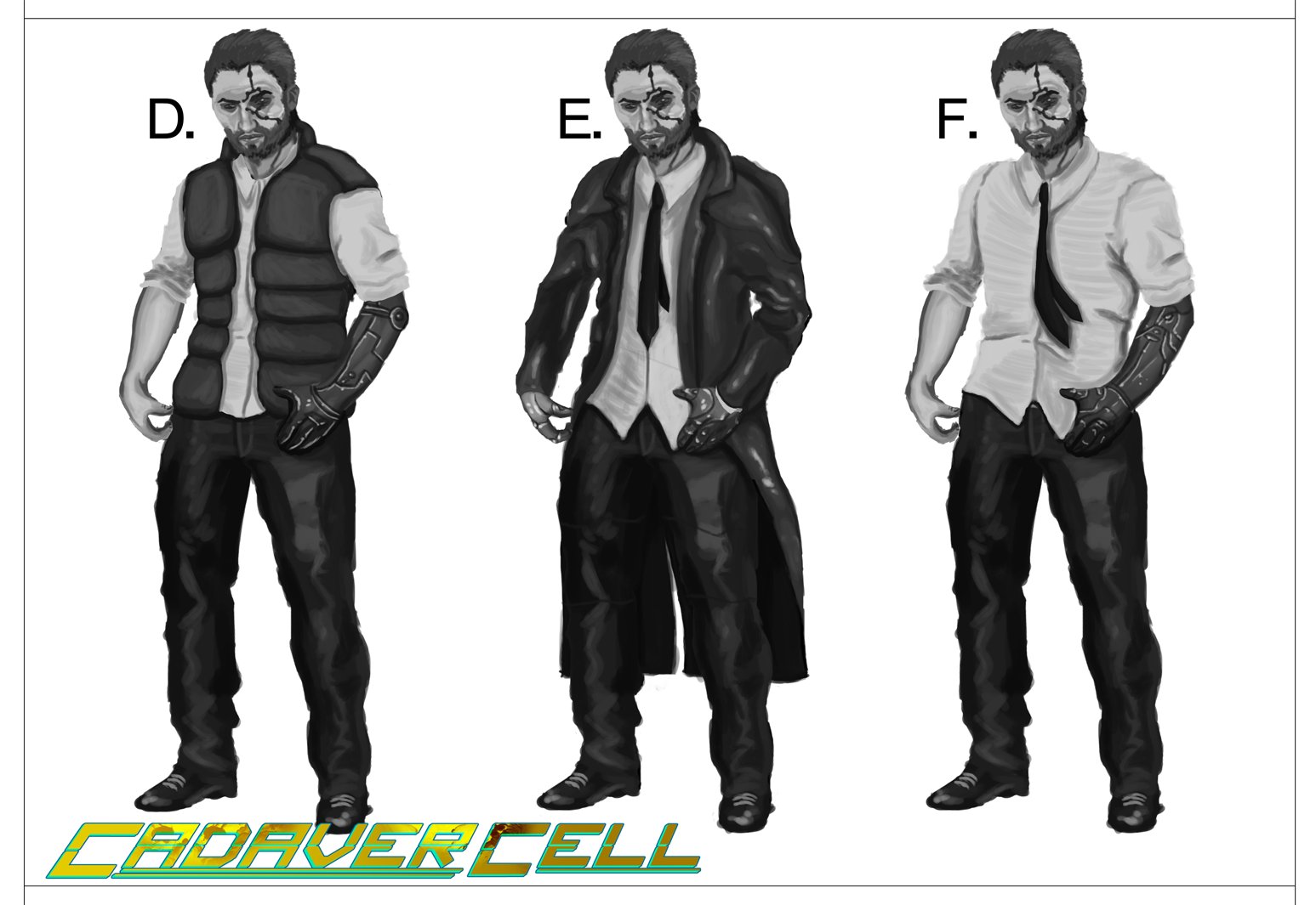 Hayden Robinson - (University) Project Cadaver Cell: Character Design ...