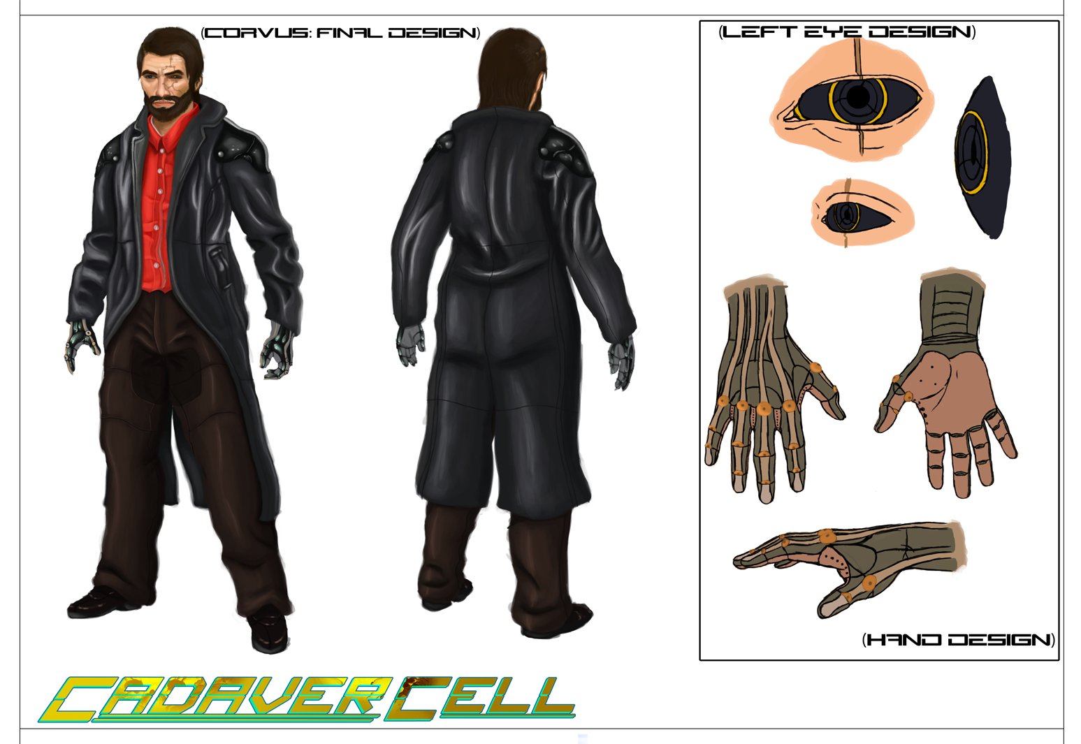 Hayden Robinson - (University) Project Cadaver Cell: Character Design ...